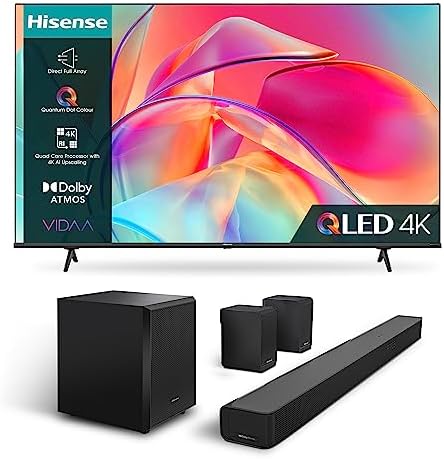 Hisense 4K QLED TV E7K and AX5100G with 340W Output and Dolby Atmos&DTS ...