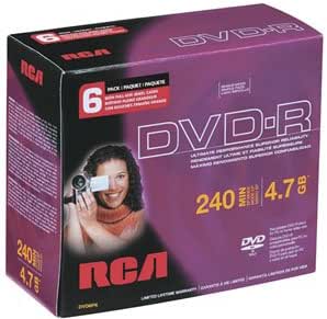 RCA DVD6PK DVD-R: Amazon.de: Elektronik & Foto