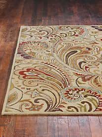 Amazon.com: Paisley Scroll Wool Rug : Everything Else