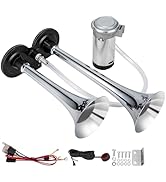 Amazon.com: AOLIHAN Super Loud Train Horns Kit,180dB Four Trumpet Truck ...
