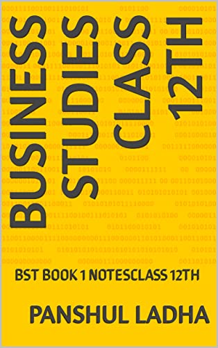 Amazon.com: BUSINESS STUDIES CLASS 12TH: BST BOOK 1 NOTESCLASS 12TH ...
