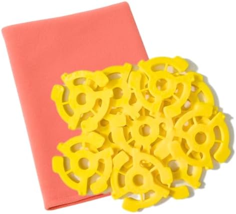 Amazon.com: 10 Pack 45 RPM Record Adapters for 7-Inch Vinyl Records ...