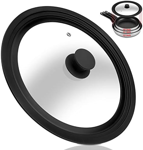 Amazon.com: Universal Lid for Pots, Pans and Skillets - Tempered Glass ...
