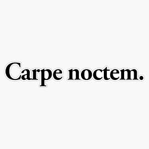 Amazon.com: carpe noctem Sticker Bumper Sticker Vinyl Decal 5" : Sports ...
