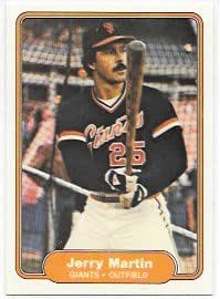 Jerry Martin 1982 Fleer San Francisco Giants Card #394 at Amazon's ...