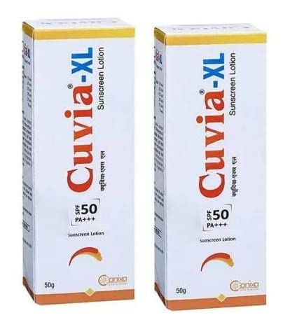 Cuvia-XL Sunscreen Lotion SPF 50 PA+++ UVA & UVB Protection Sunscreen ...