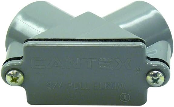 Amazon.com: Cantex PVC Pull Elbow 1 pk : Industrial & Scientific