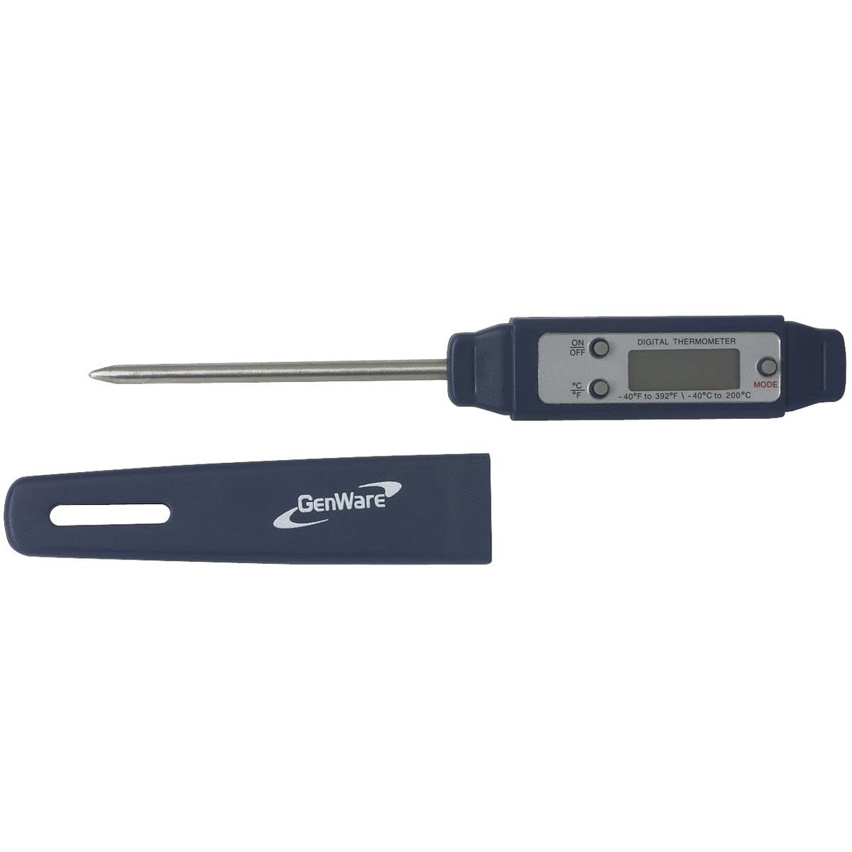 Genware THERM-WPF Waterproof Digital Probe Thermometer : Amazon.co.uk ...