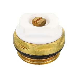 PATIKIL 1/2" BSP Male Thread Manual Radiator Air Vent Plug Valve, Brass ...