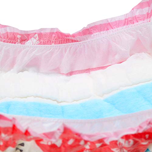 Buy Adult Diaper One time Diaper Adult Baby Diaper ABDL 7 Piece (Red ...