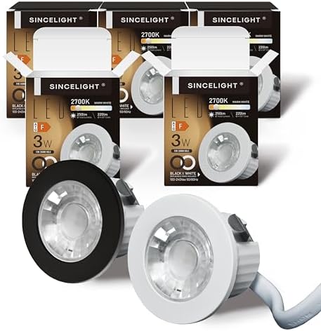 SINCELIGHT MINI Recessed Spotlight,Small Downlight for 35-40mm Ceiling ...