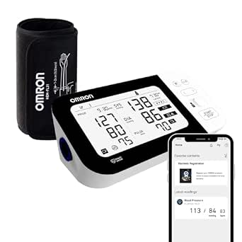 Omron HEM 7361T Bluetooth Digital Blood Pressure Monitor for Clinical ...