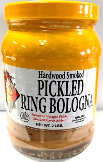 Amazon.com: Hardwood Smoked Pickled Ring Bologna 2 lb - 32 oz : Grocery ...