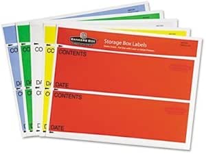 Amazon.com : FEL-0027101-X0 - Bankers box Storage Box Labels : All ...