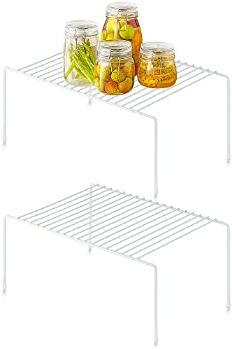 Amazon.com - ums Plastic Kitchen Cabinet Shelf Organizer-Stackable ...