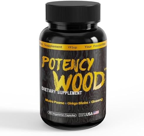 Amazon.com: Potency Wood Ginseng Ashwagandha Gingko Tribulus, Herbal ...
