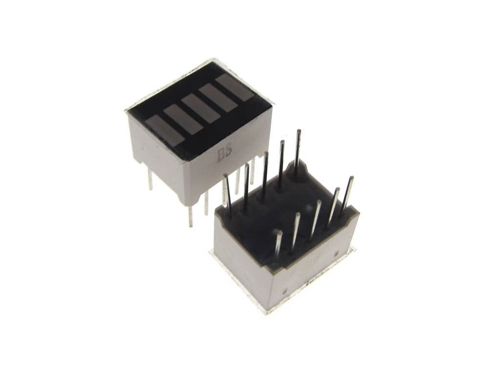 Amazon.com: 5-Segment LED BAR Graph Indicator DIP - Red - Pack of 2 ...