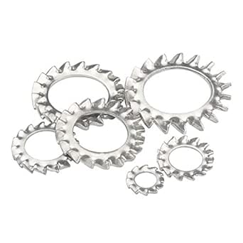 Fulision Serrated Washer Non-Return External Sawtooth Serration Stop ...