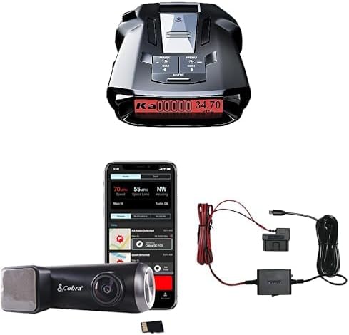 Amazon.com: Cobra RAD 700i Laser Radar Detector & SC100 Smart Dash Cam ...