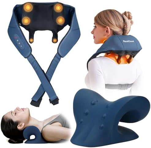 Amazon.com: RESTCLOUD Neck Stretcher for Neck Pain Relief and Neck and ...