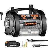 Amazon.com: WORKSITE Tire Inflator Air compressor Portable, 160 PSI Car ...