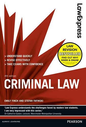 Law Express: Criminal Law (Revision Guide): Amazon.co.uk: Finch, Emily ...