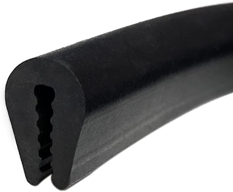 Rubber U Channel Edge Trim Small, Fits 1/16 inch Edge (1.6mm), Length ...