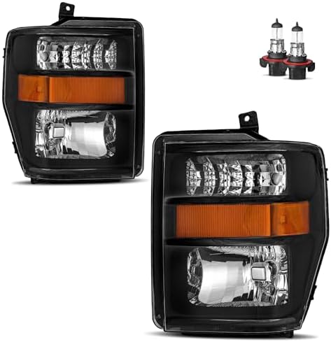 KarSpareHub Headlights Assembly for 2008 2009 2010 Ford F250 F350 F450 ...