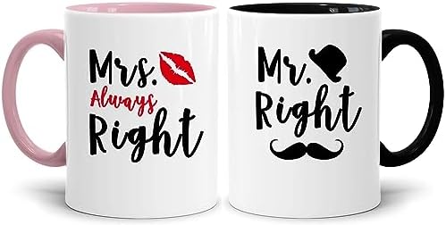 Amazon.com: YINCUO Mr Right and Mrs Always Right Wedding Gifts ...