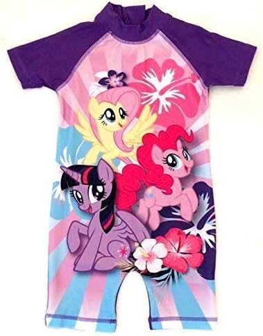 MLP My Little Pony surf Suit, Swim Suit, Swimming Costume - Ages 18 ...