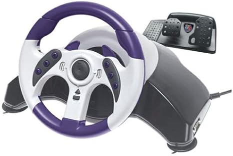 Amazon.com: MADCATZ MCB5630 Gamecube MICROCON Racing Wheel with Pedals ...