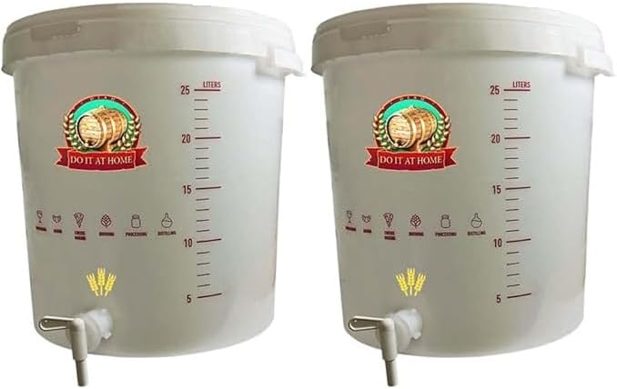 DIAH DO IT AT HOME Fermenter 30l Fermentation Bucket with Tap, Airlock ...