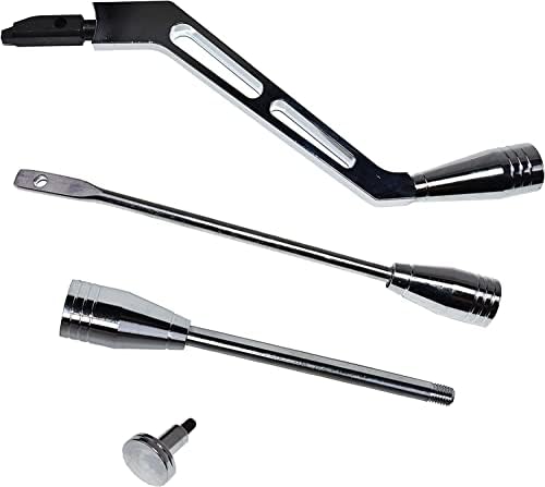 Amazon.com: muge racing Polished Billet Aluminum Column Shifter Lever ...