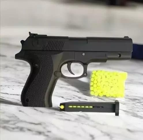 Mini Toy Gun Pubg Pistol with 8 Round Barell and 6 Mm Plastic Bb Bullet ...