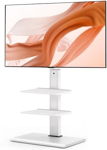 FITUEYES Support TV Pied au Sol avec Base en Fer pour Téléviseur de 32 ...