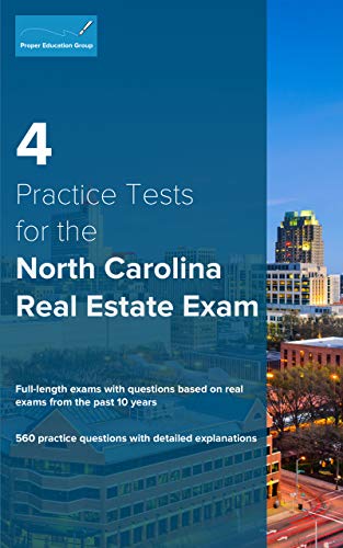 Amazon.com: 4 Practice Tests for the North Carolina Real Estate Exam ...
