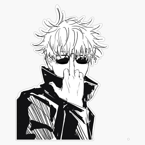 Amazon.com - Gojo Satoru Sticker Vinyl Waterproof Sticker Decal Car ...