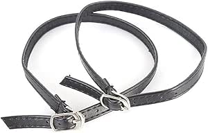 Amazon.com: DANCOLOR Womens Detachable Shoe Straps with Buckle High ...