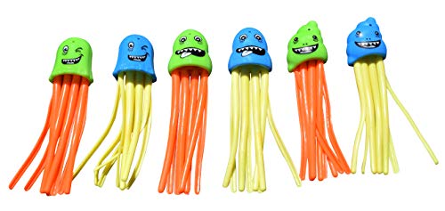 Swimline Dive Jellyfish Toys 6-Pack Weighted Catch and Retrieval Game ...