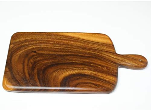 Amazon.com: Muso Wood Small Cutting Board with Handle, Walnut Wooden ...