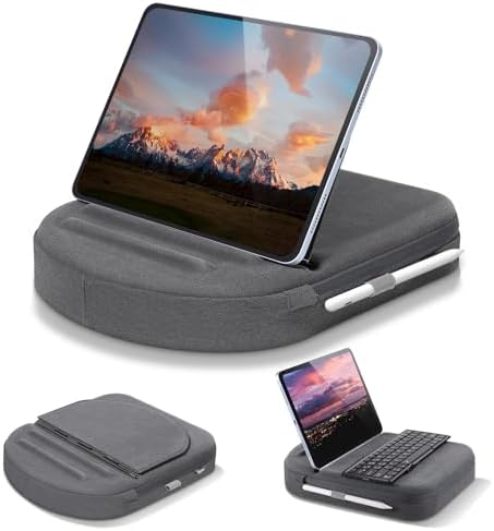 Amazon.com: Ontel Pillow Pad Fold Away Multi-Angle Soft Tablet Stand ...