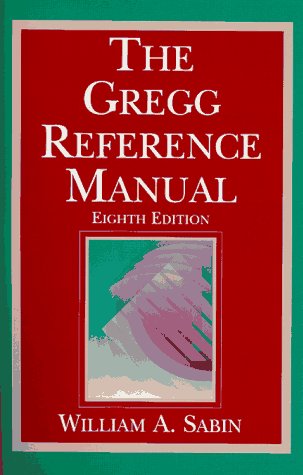 Amazon.com: The Gregg Reference Manual: 9780028032856: Sabin, William A ...