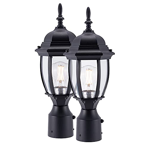 Snapklik.com : LIT-PaTH Dusk To Dawn Outdoor Post Lighting Fixture