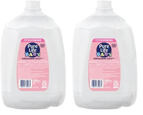 Amazon.com: PURE LIFE Baby Purified Water, With Added Fluoride, 1 ...