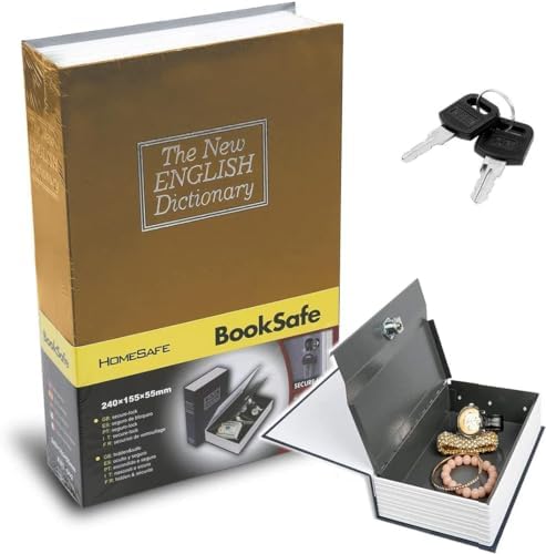 Amazon Basics Book Safe with Combination Lock, Black : Amazon.in: Home ...