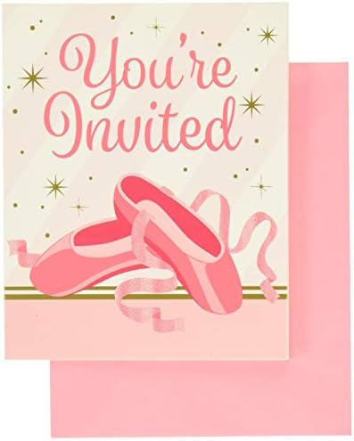 Amazon.com: Creative Converting Butterfly Foldover Invitations-8 pcs ...