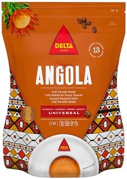 Amazon.com : Delta Angola Ground Coffee 220g – African Origin, Rich ...