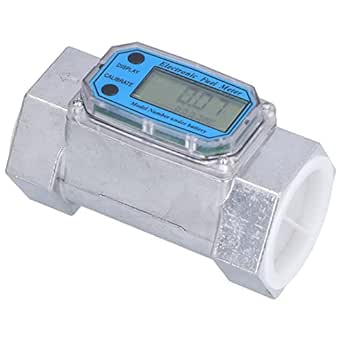 2in Meter, Electronic Digital Fuel Liquid Water Gas Oil Flowmeter 2.3V ...