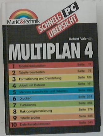 Amazon.co.jp: Schnelluebersicht MULTIPLAN 4 : Valentin, Robert: 本