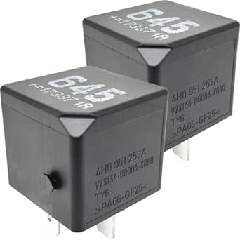 Amazon.com: 2-Piece 645# 4H0951253A V23136-B0006-X080 Relay, 12V 40A ...